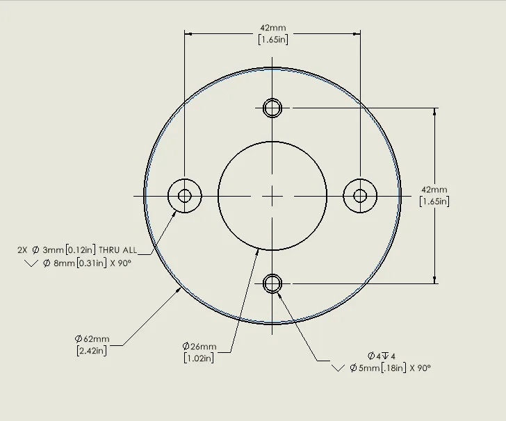 Dummy Door Knob Adapter for Stripped Door by glennj895 - MakerWorld