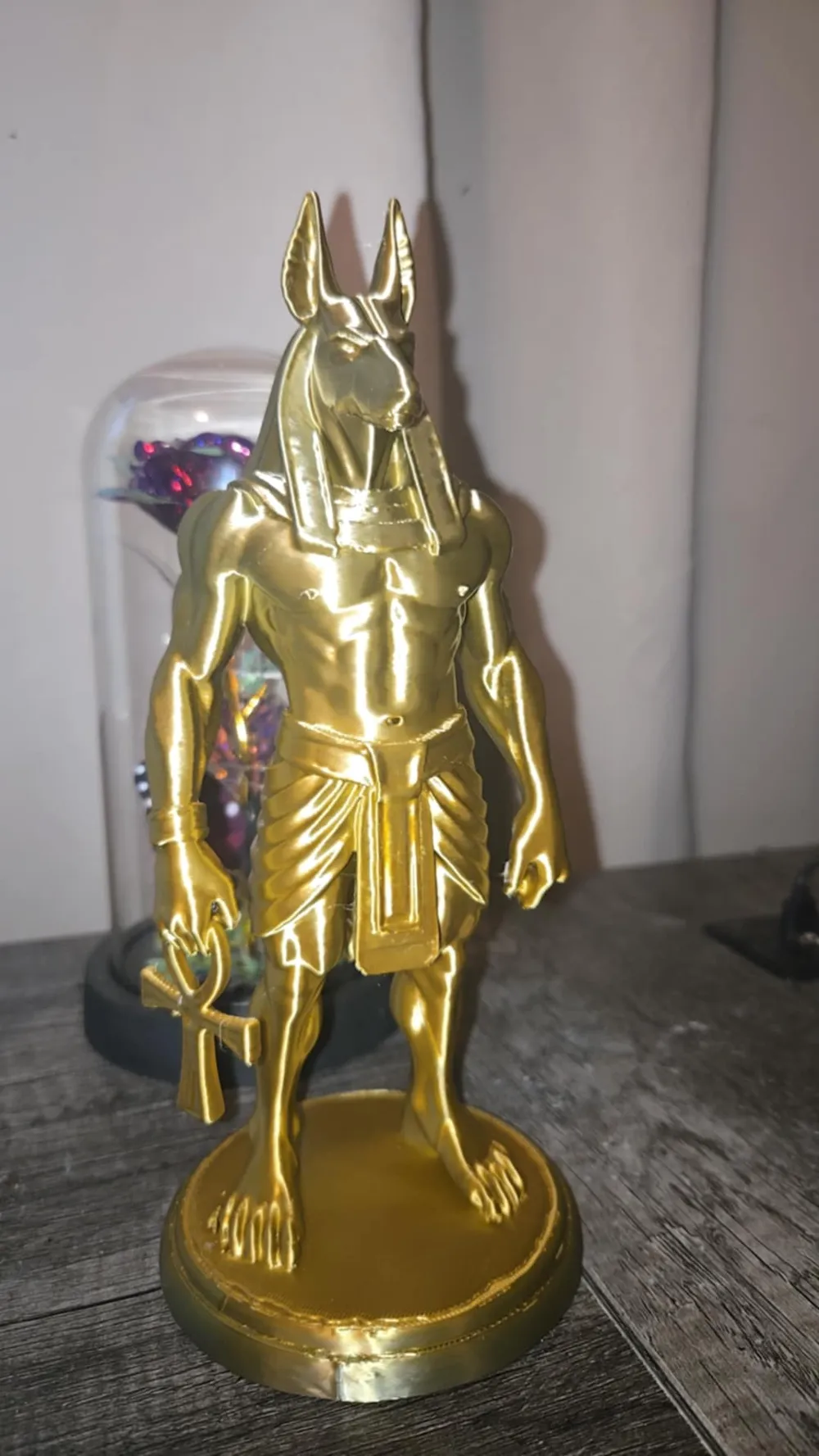 Anubis holding Ankh by Key-ma MakerWorld: Download Free 3D Models
