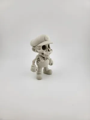 Super Mario Skeleton Nintendo 3D Printable Figure - Free 3D Print Model ...