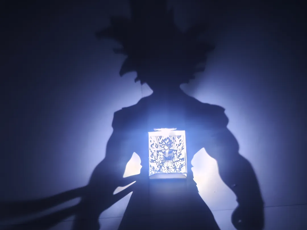 Dragon Ball goku Goku projection lamp silhouette lamp Dragon Kakarot ...