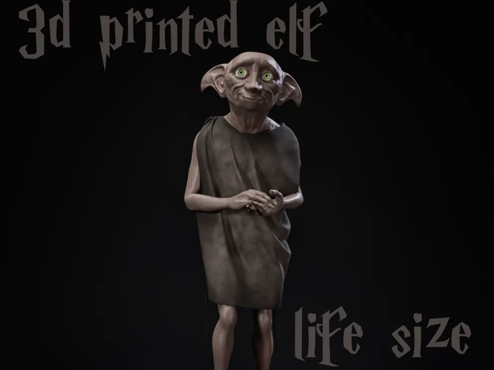 life size house elf - Free 3D Print Model - MakerWorld