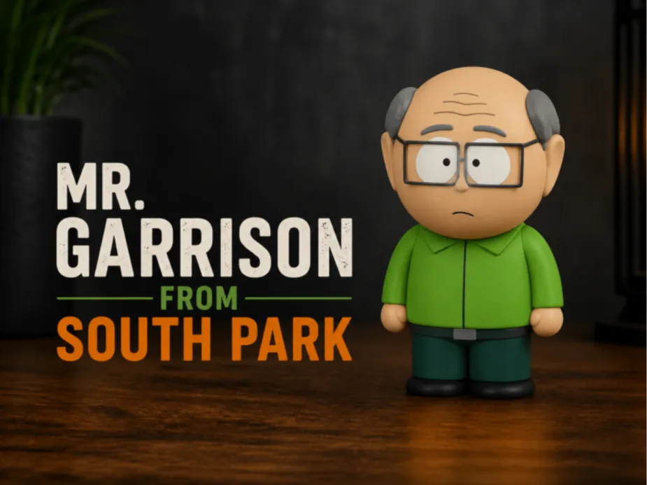 Mr. Garrison from Southpark - Free 3D Print Model - MakerWorld