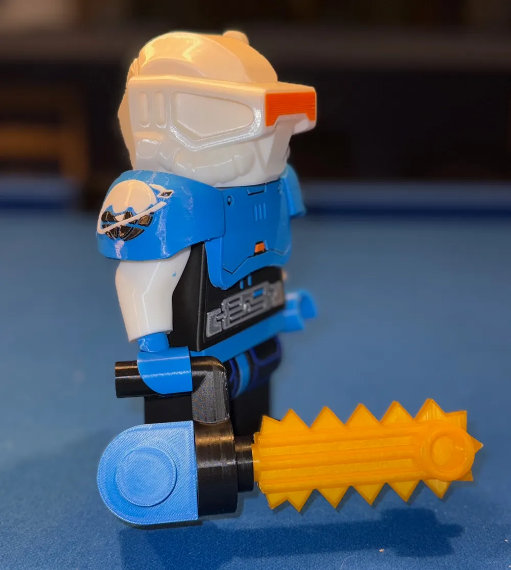 Mega-Brick Ice Planet Explorer Minifigure (5:1 Scale) Remixed by ...
