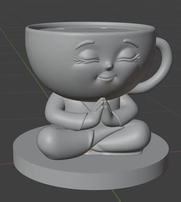 Brainrot Series | Chai Maestro - Free 3D Print Model - MakerWorld