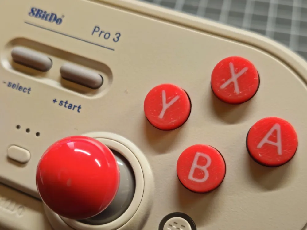 8BitDo Pro 3 Controller Buttons - Free 3D Print Model - MakerWorld
