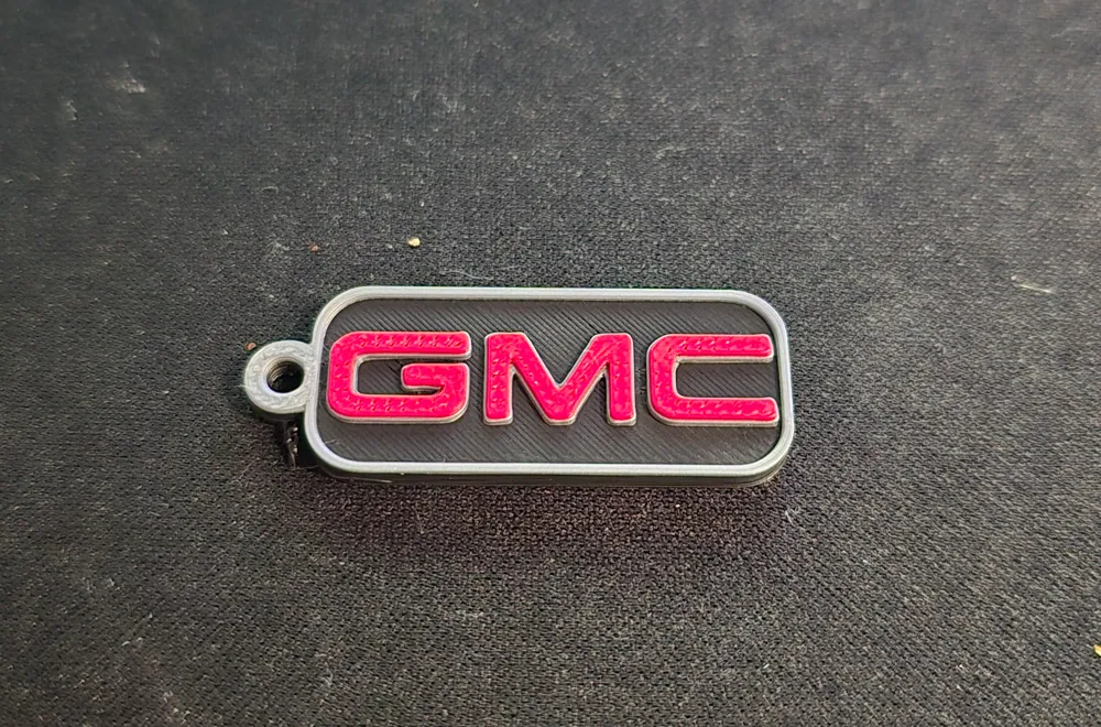GMC Logo Keychain by Mandrake89 - MakerWorld