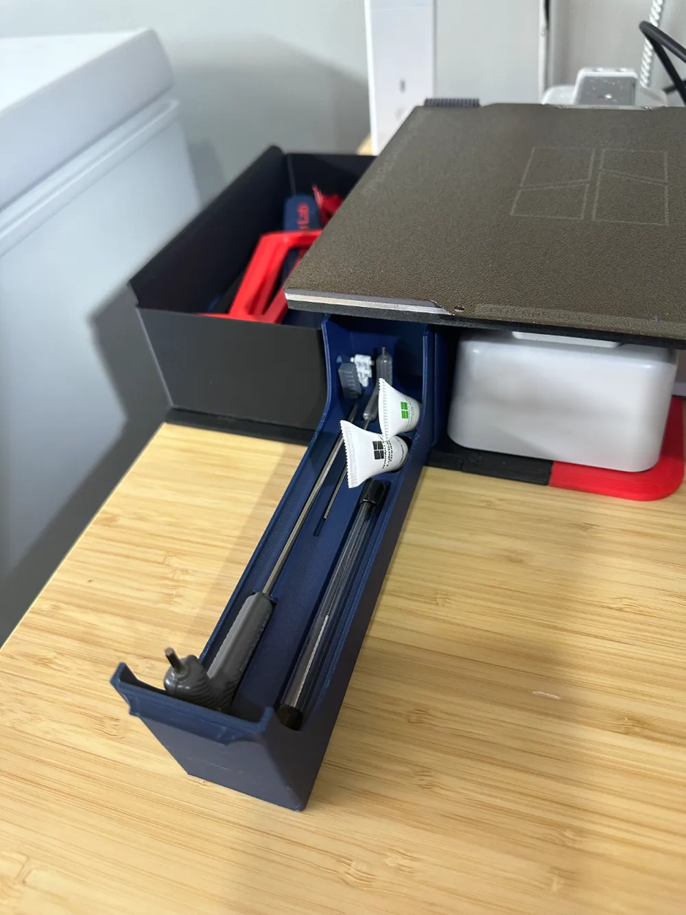 A1Mini Gridfinity Station - Poop Bin & Tool box - Free 3D Print Model ...