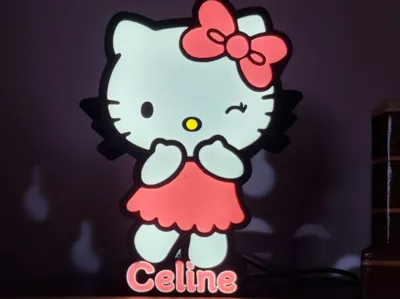 hello kitty - Free 3D Print Model - MakerWorld