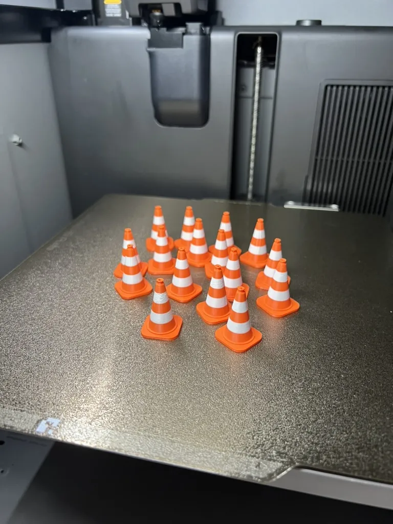 1:18 Scale Small Traffic Cone - Free 3D Print Model - MakerWorld