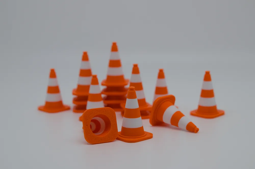 1:18 Scale Small Traffic Cone - Free 3D Print Model - MakerWorld