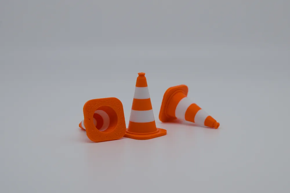 1:18 Scale Small Traffic Cone - Free 3D Print Model - MakerWorld