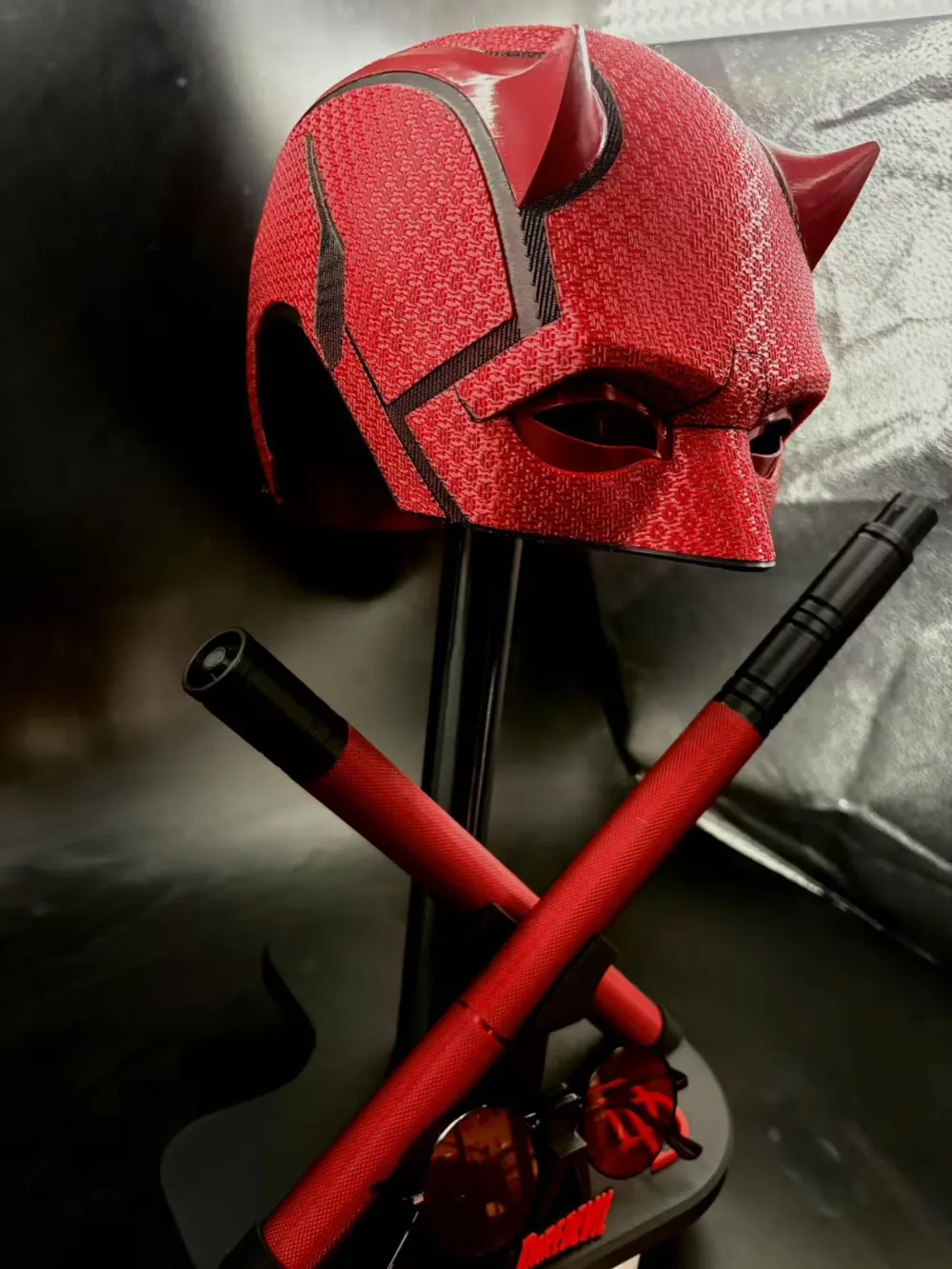 Daredevil Stand V2 - Free 3D Print Model - MakerWorld