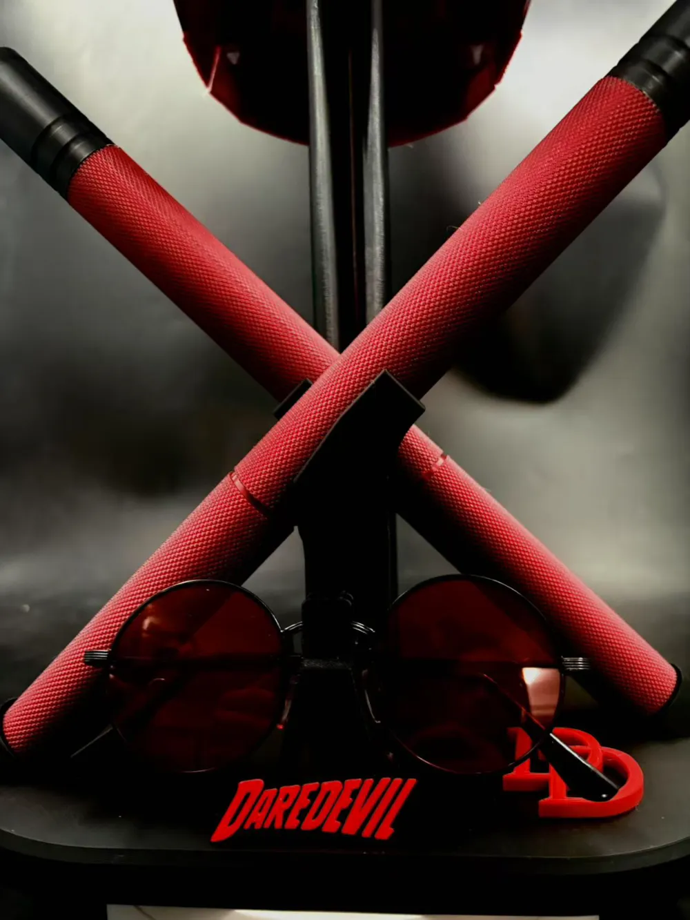 Daredevil Stand V2 - Free 3D Print Model - MakerWorld