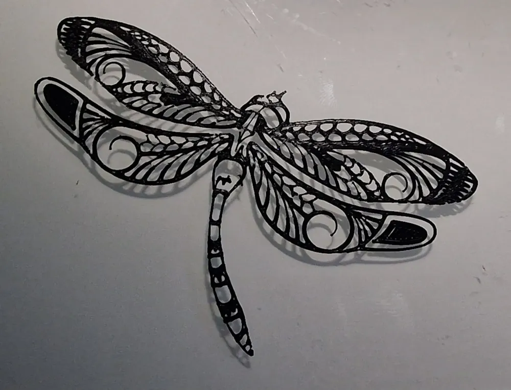 Dragonfly 2d wall art home decor by TheWallArtGuy - MakerWorld
