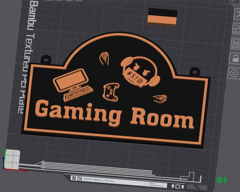 Sign Gamin Room by traxendre - MakerWorld