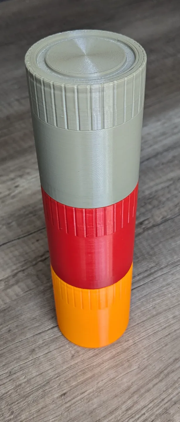 Round box stackable by Bruzl - MakerWorld