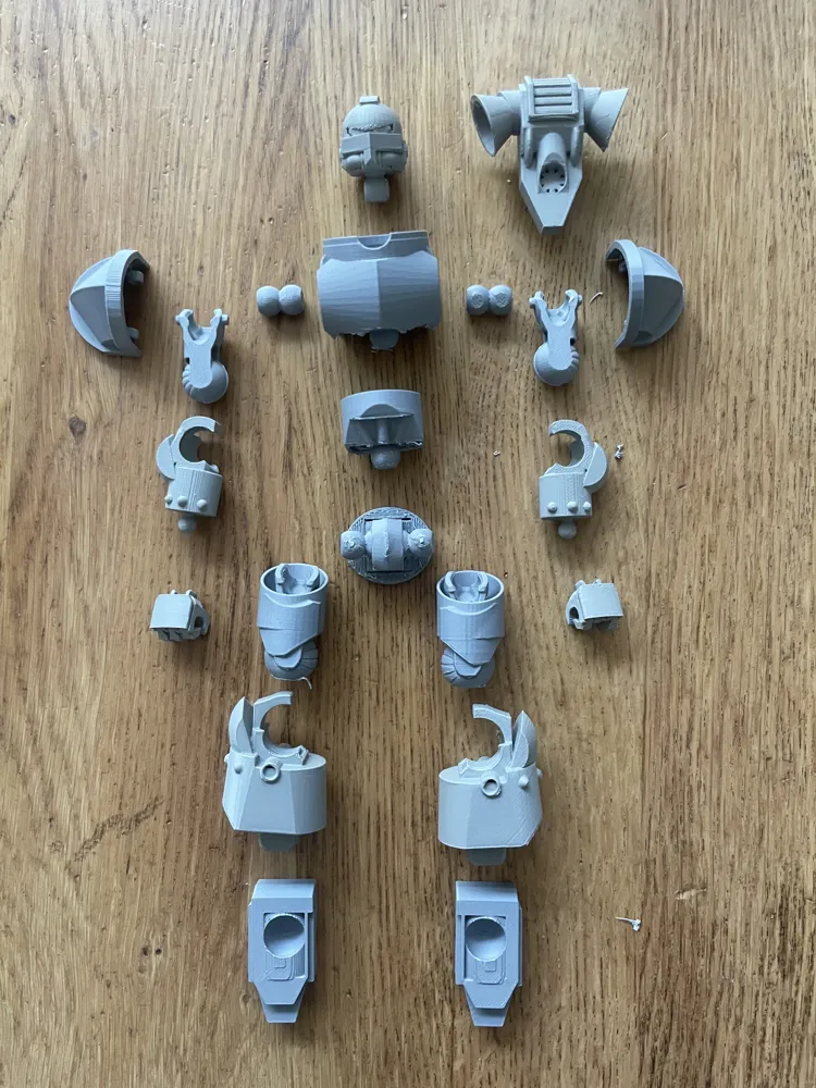 void warrior in MKI Sisyphus power armor - Free 3D Print Model - MakerWorld