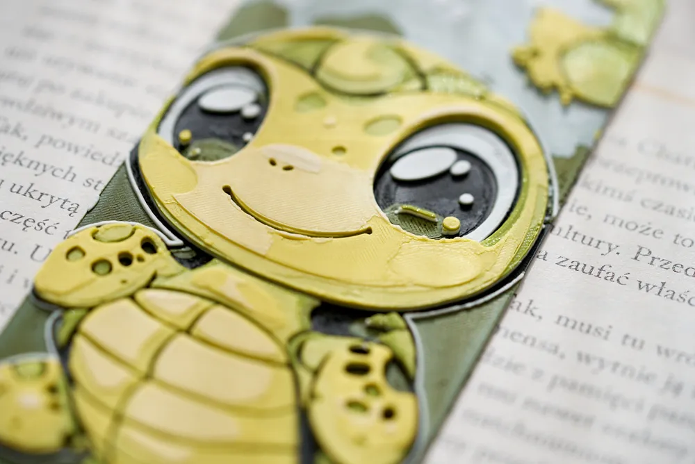 Bookmark - Cute Kawaii Turtle by 29FLO - MakerWorld