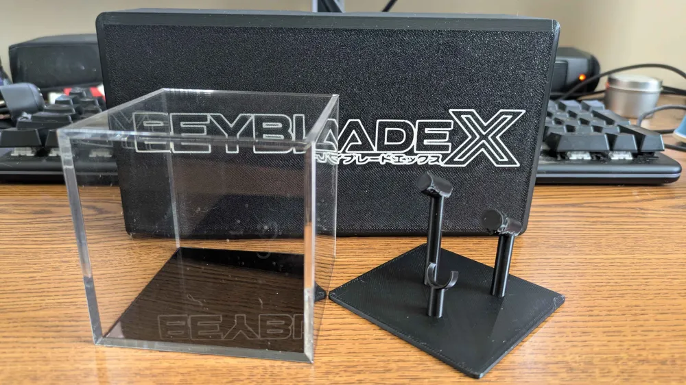 Beyblade X Array Stand for 3x3x3in Acrylic Display - Free 3D Print ...