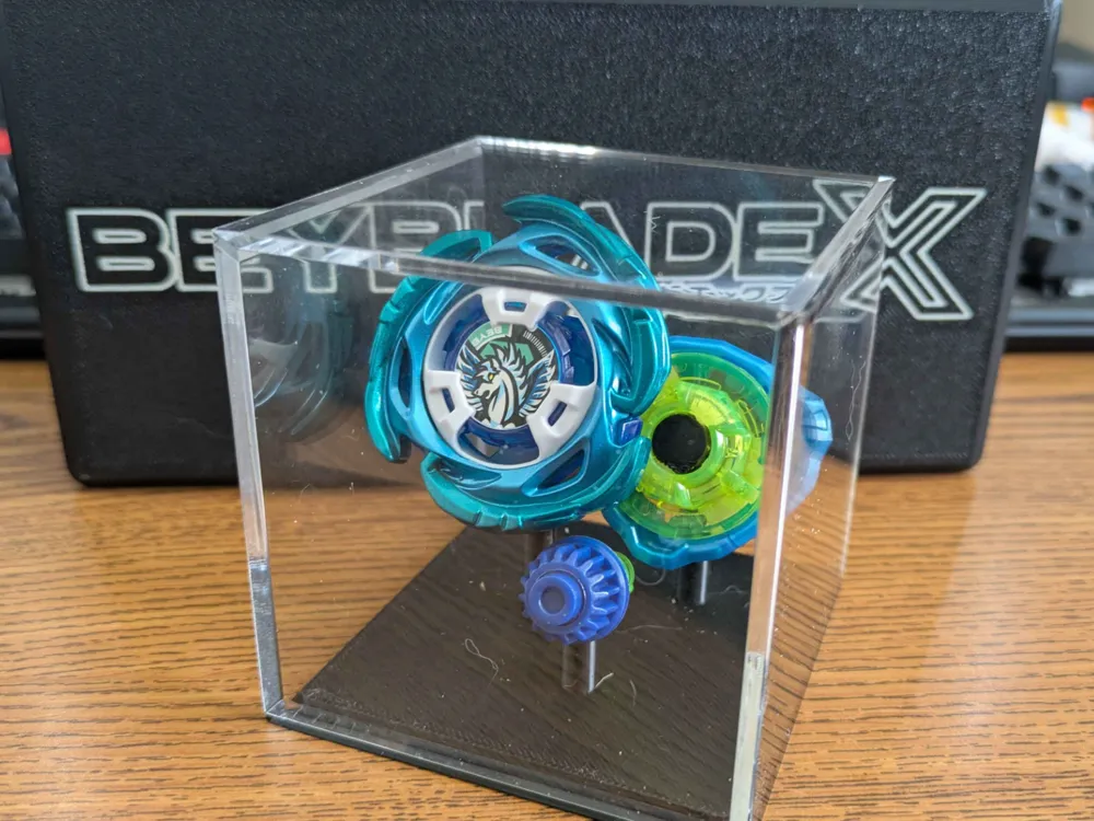 Beyblade X Array Stand for 3x3x3in Acrylic Display by Woodbelly ...