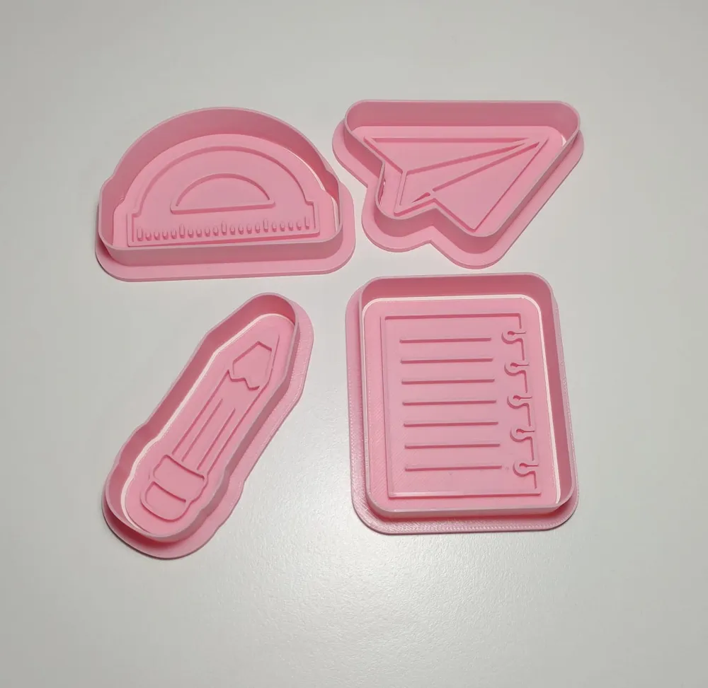 School Cookie Cutter Set - Free 3D Print Model - MakerWorld