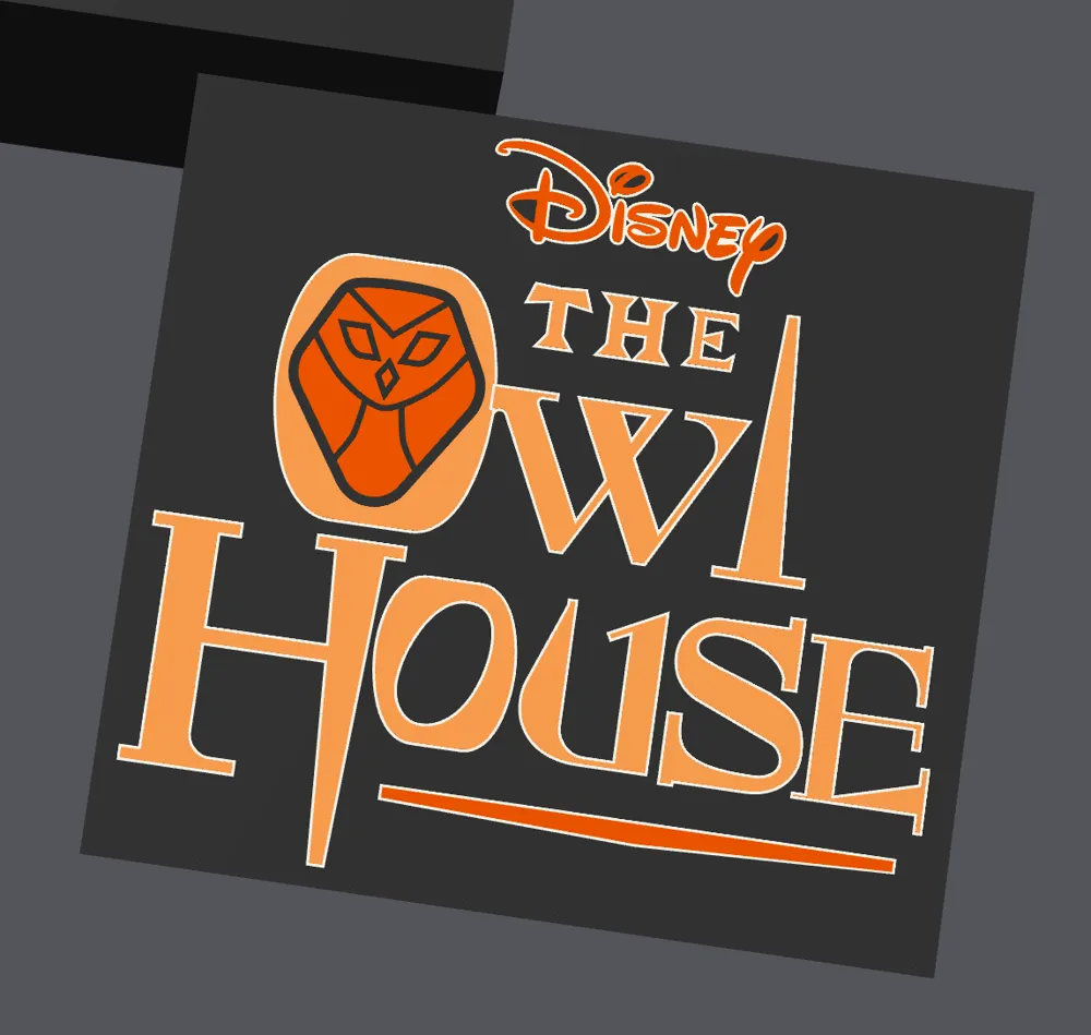 The Owl House Logo - LED Backed Light Box by vidguide - MakerWorld