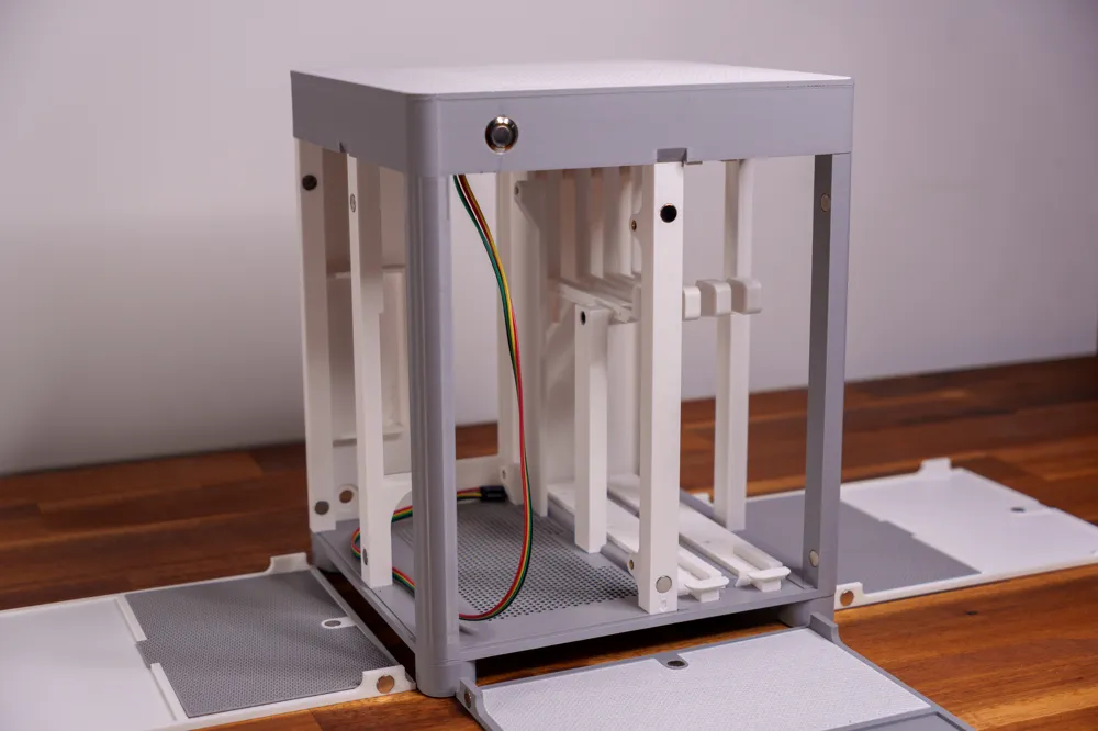 NAS Case -NOOS (Mini-ITX, 6/8 Bays, Pico/Flex PSU) - Free 3D Print ...