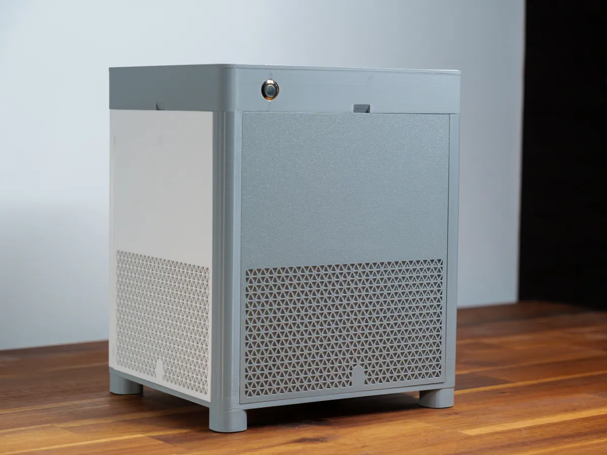 NAS Case -NOOS (Mini-ITX, 6/8 Bays, Pico/Flex PSU) by Pokzy MakerWorld: Download Free 3D Models