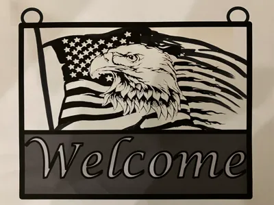 Eagle Welcome Sign by Meghan - MakerWorld