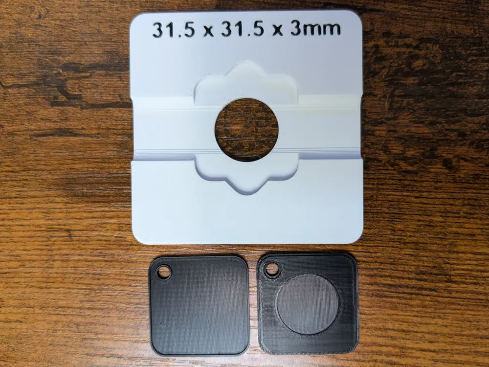 31.5mm Square NFC Tag Enclosure - Free 3D Print Model - MakerWorld