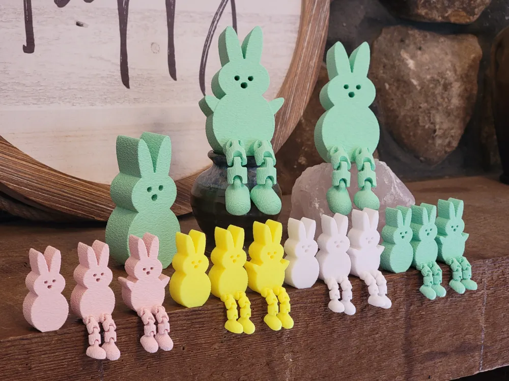 Articulated Easter Peeps Pals - Festive Decor - Free 3D Print Model ...