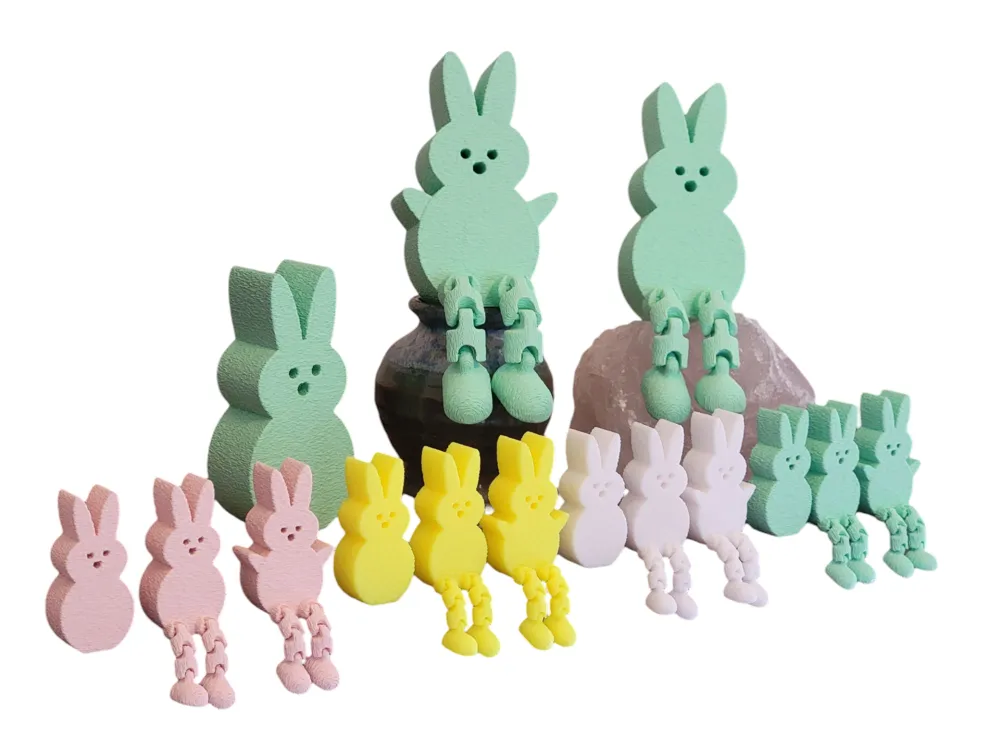 Articulated Easter Peeps Pals - Festive Decor - Free 3D Print Model ...