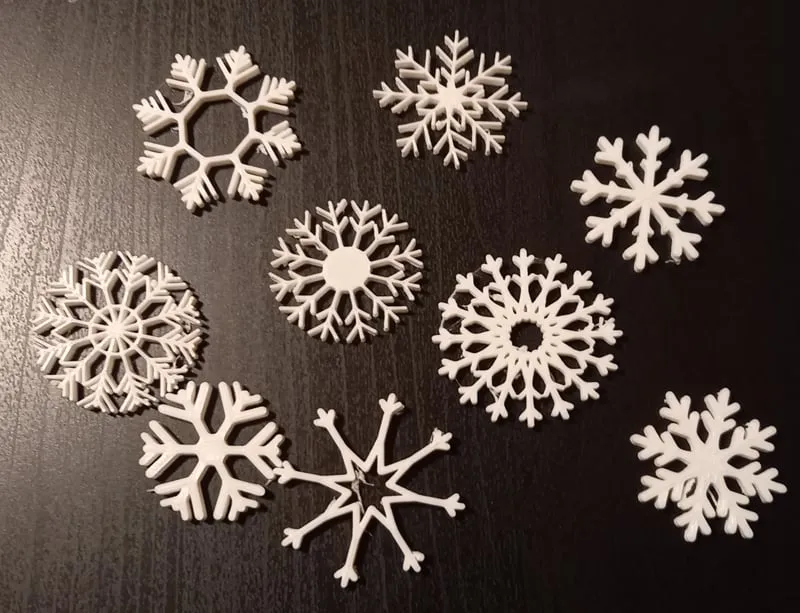 Snowflakes decoration set by prokopzeleny MakerWorld: Download Free 3D ...