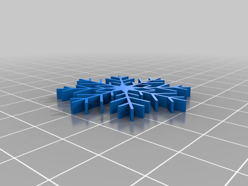 Snowflakes decoration set by prokopzeleny MakerWorld: Download Free 3D ...