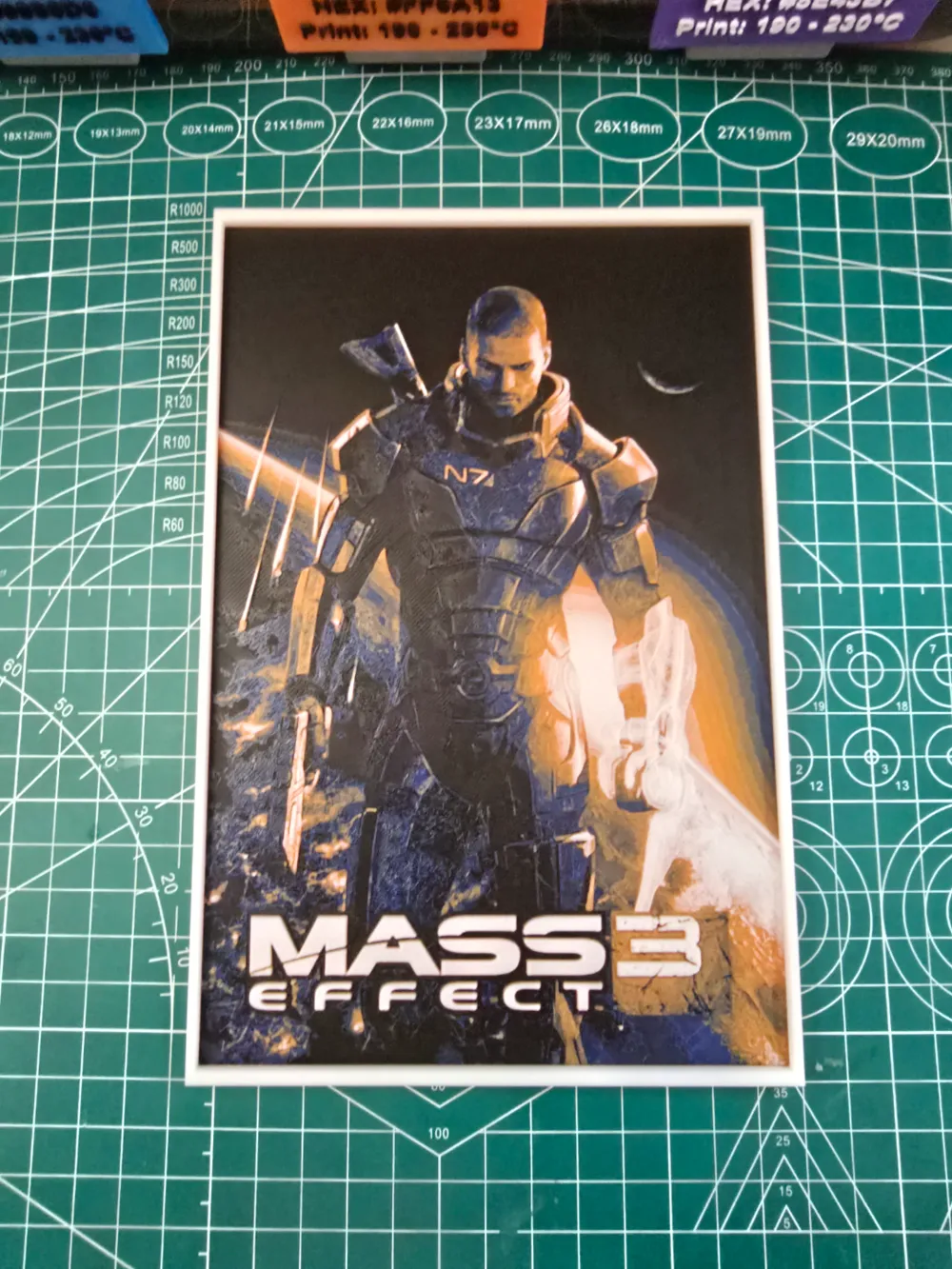 Mass Effect 3 Poster - Hueforge Art by Lumpy3D - MakerWorld