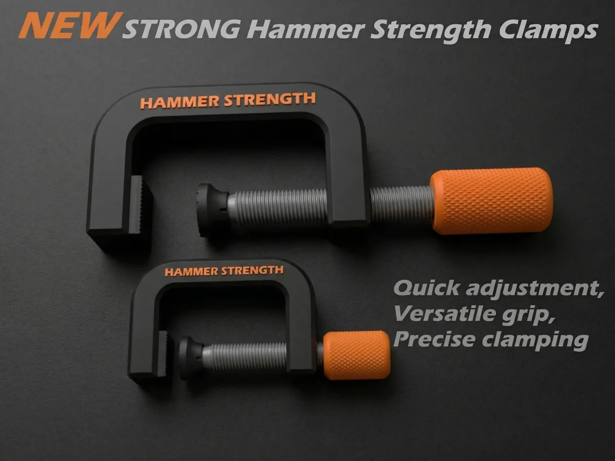 Hammer Strength Clamp, L-XL Size, Strong - Free 3D Print Model - MakerWorld