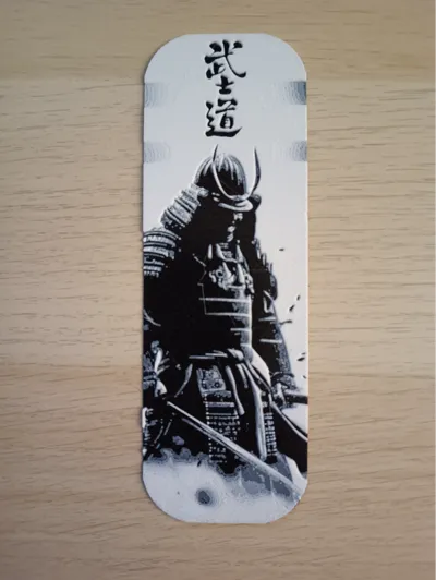 Samurai Bookmark by Atrus Design MakerWorld: Download Free 3D Models