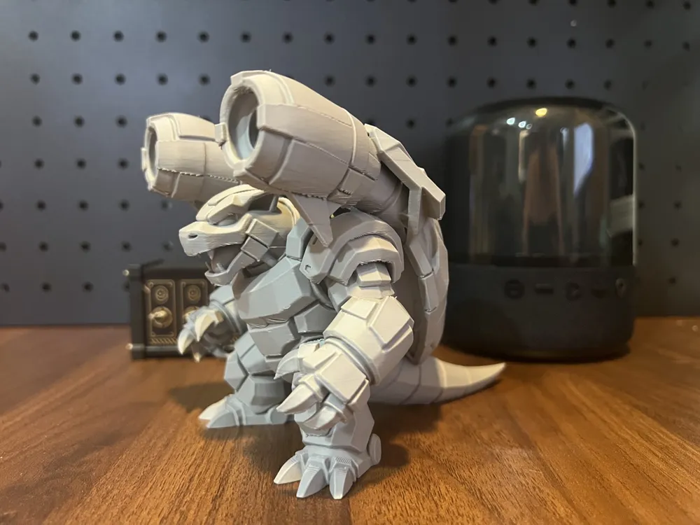 Mecha Blastoise Statue｜A Fusion of Power & Legacy by AT62 MakerWorld ...