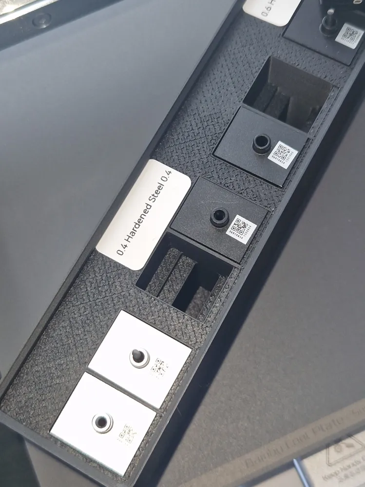 Gridfinity 4x1x7 A1 8x-Hotend Vertical Storage Remixed by Persafarhy ...