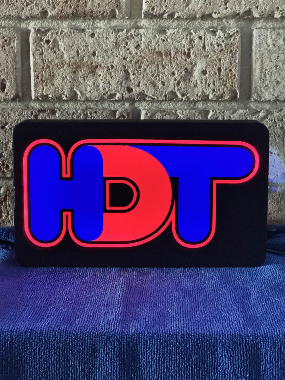 HDT LED light box logo light up sign by primewelder - MakerWorld