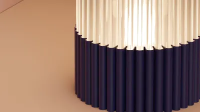 Two Part Side Lamp. Satisfying Design LED light. by Abstractia Design ...