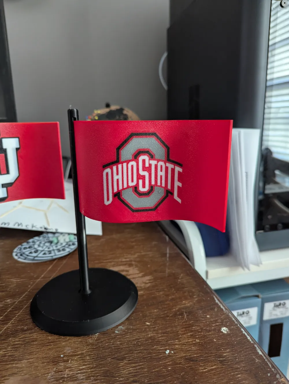 Ohio State University Flag by MCMDouglas MakerWorld: Download Free 3D ...