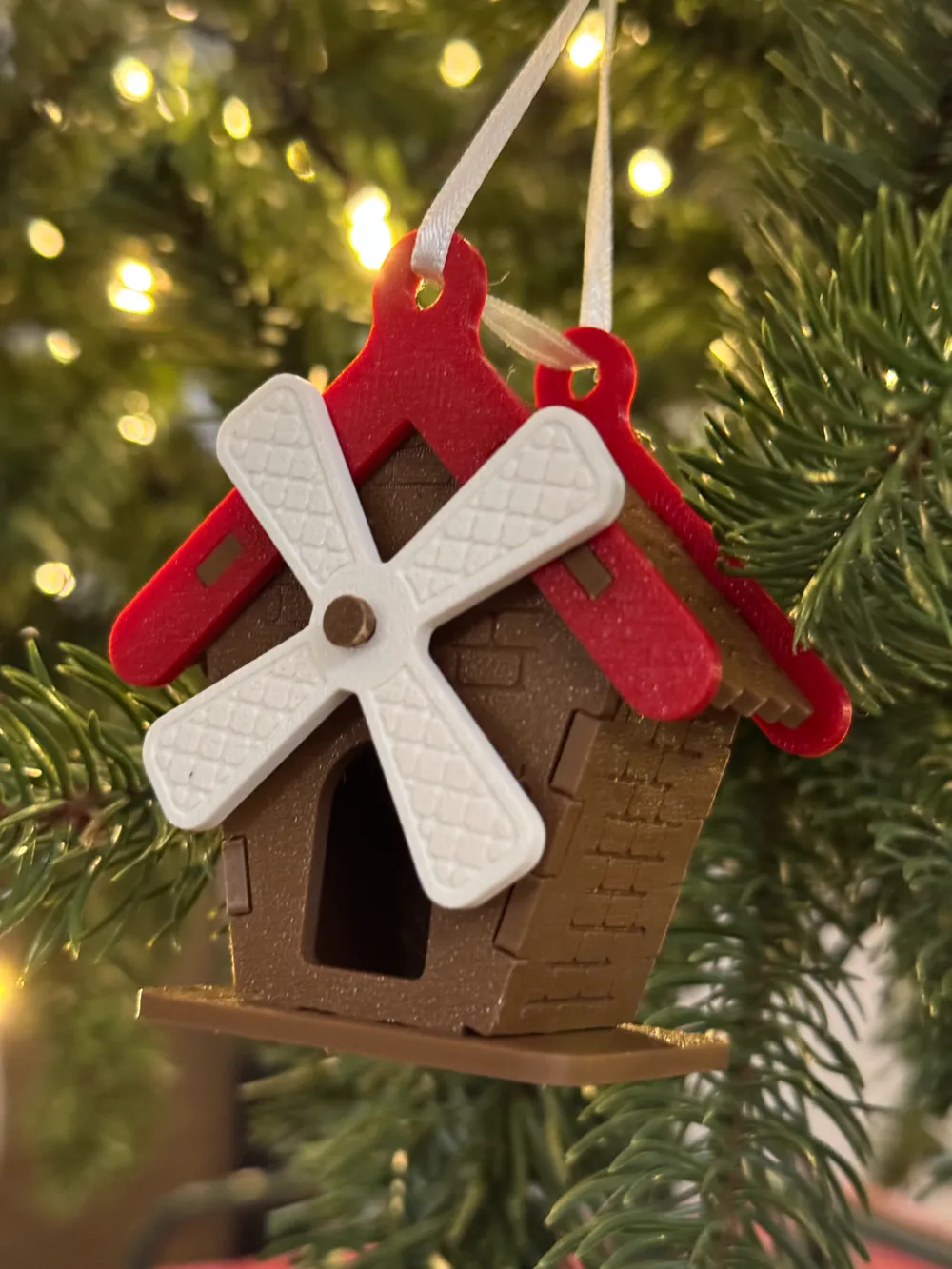 Windmill Christmas Ornament with spinning blades Remixed by Keyline ...