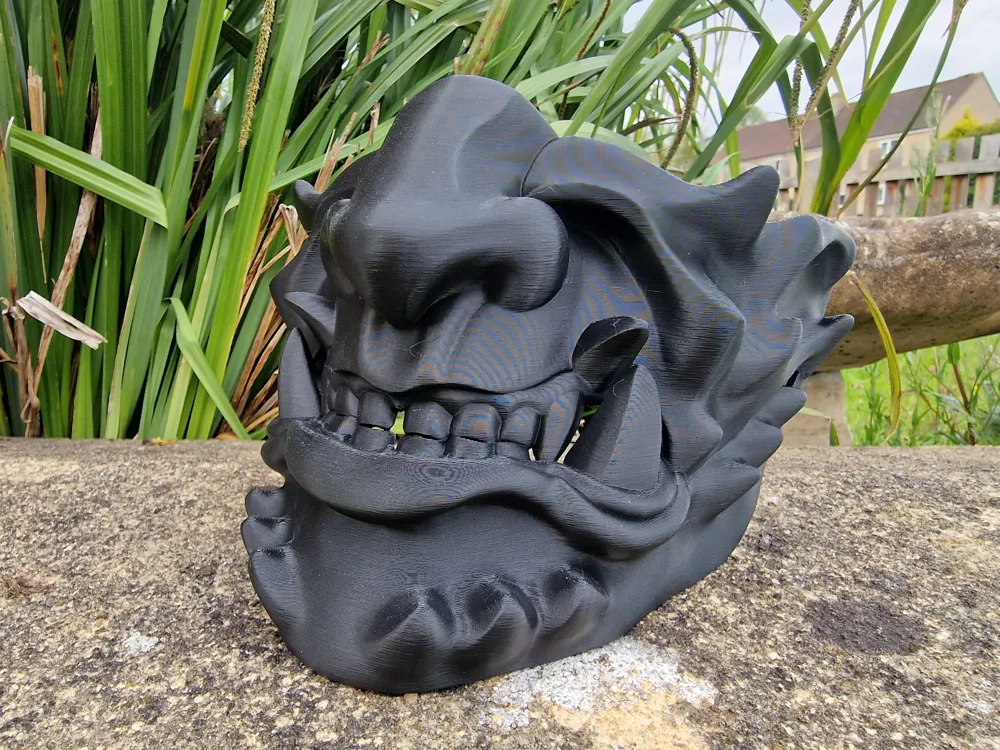 Oni Mask 14 - Free 3D Print Model - MakerWorld