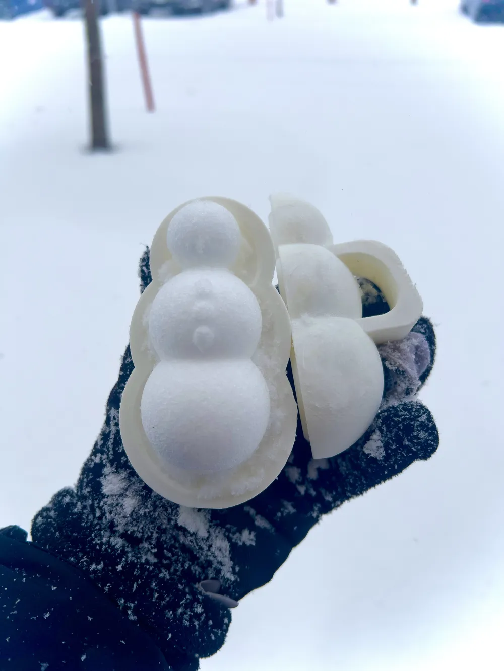 Snowman Snowball Maker - Free 3D Print Model - MakerWorld