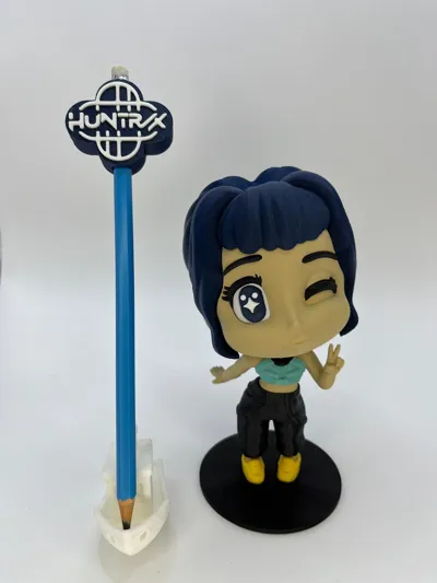 Huntrix Kpop Warriors Pencil/Pen Ornament - Free 3D Print Model ...