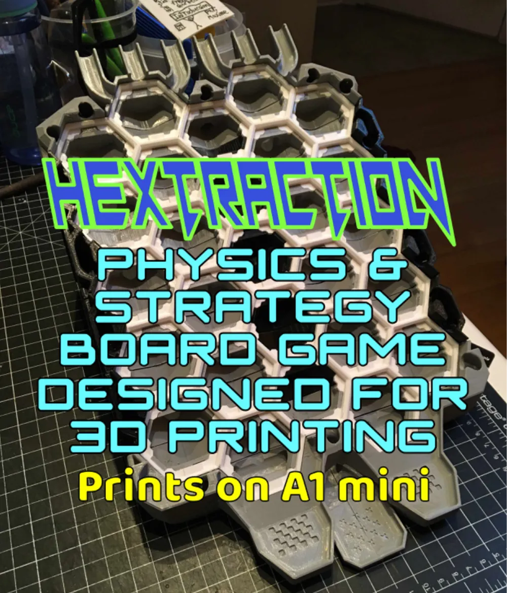 Hextraction Super Board Game - Grid for A1 mini Remixed by DomPerignon ...