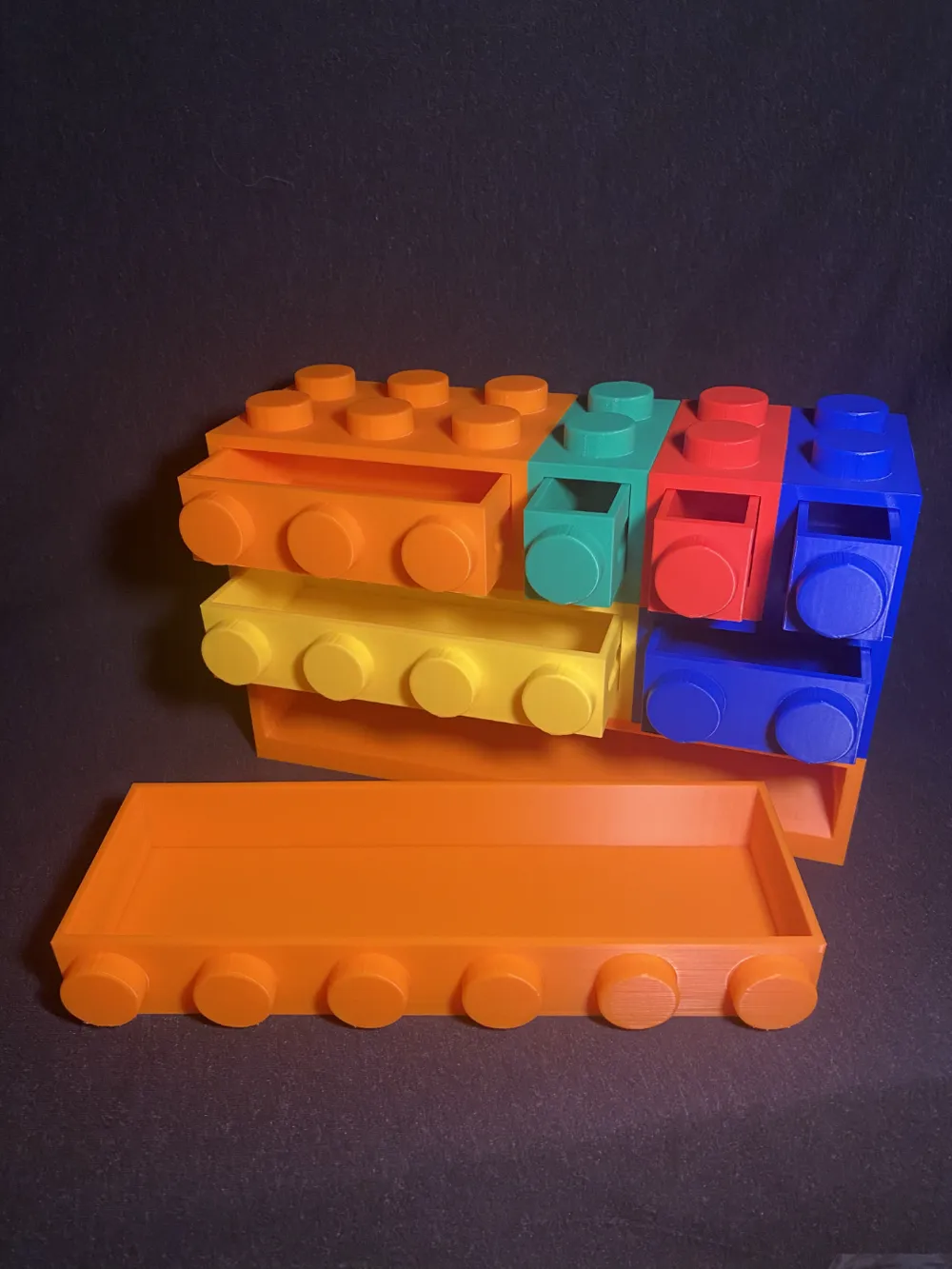 Brick Style Desktop Organization by lukeinthegarage - MakerWorld