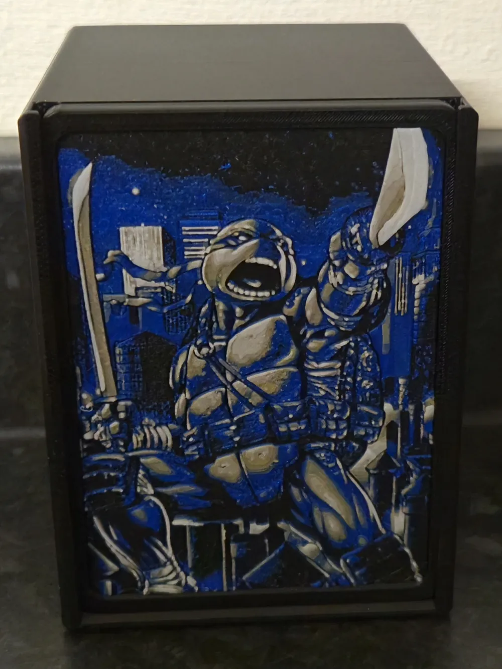 MTG Commander Deck Box inlay Leonardo HueForge - Free 3D Print Model ...