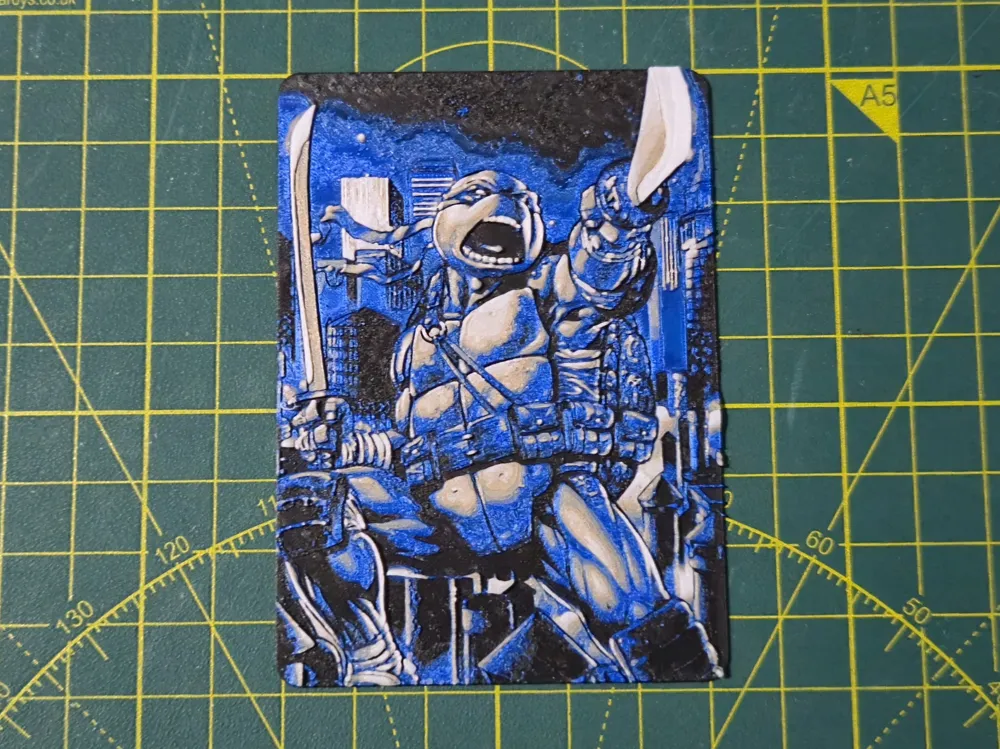 MTG Commander Deck Box inlay Leonardo HueForge - Free 3D Print Model ...